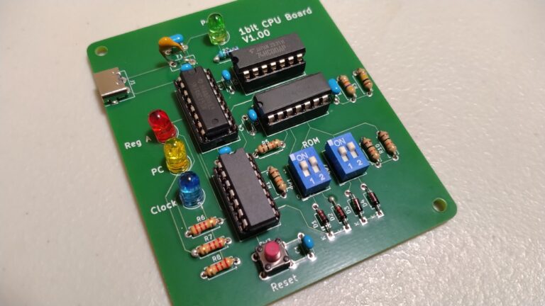 1bit CPU組み立てキットに挑戦して、学びになった話 - 名古屋とエンジニアリング